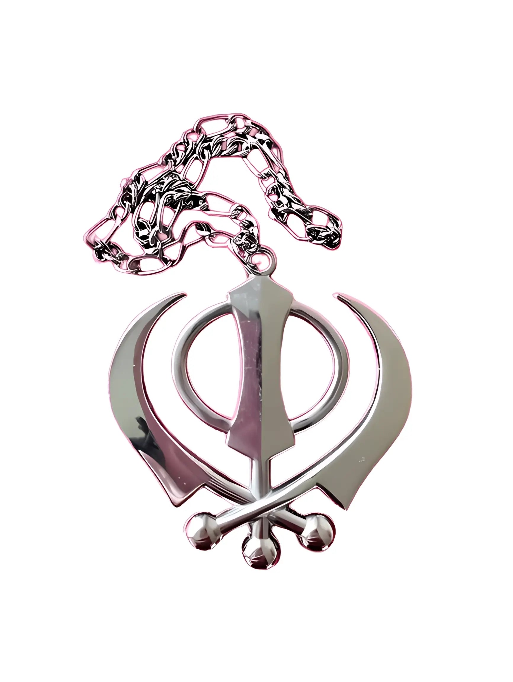 Car Hanging - Silver Khanda - Akaal Accessories – Akaal Accessories